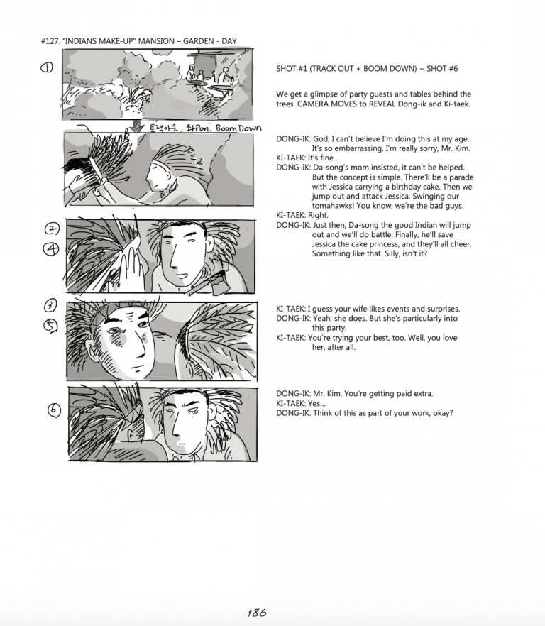 Read Bong Joon Ho’s Parasite as a Graphic Novel in Storyboards ‹ CrimeReads